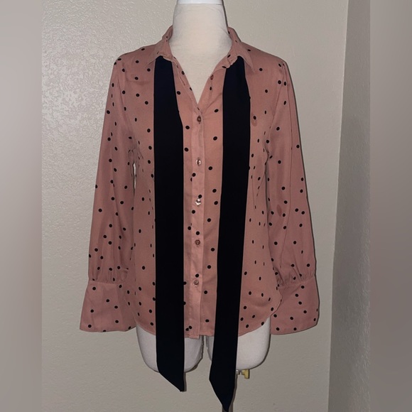 mine | Tops | Nwot Mine Collar Long Sleeve Blouse | Poshmark